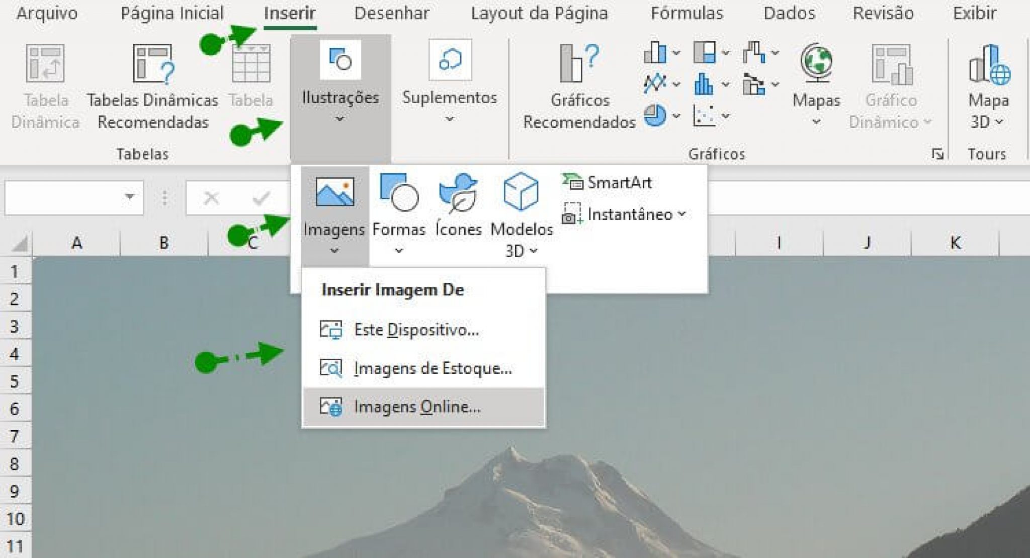 Inserir Imagens na Planilha de Excel 2016 - Tudo Excel