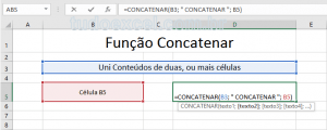 Função CONCATENAR de Excel - Tudo Excel