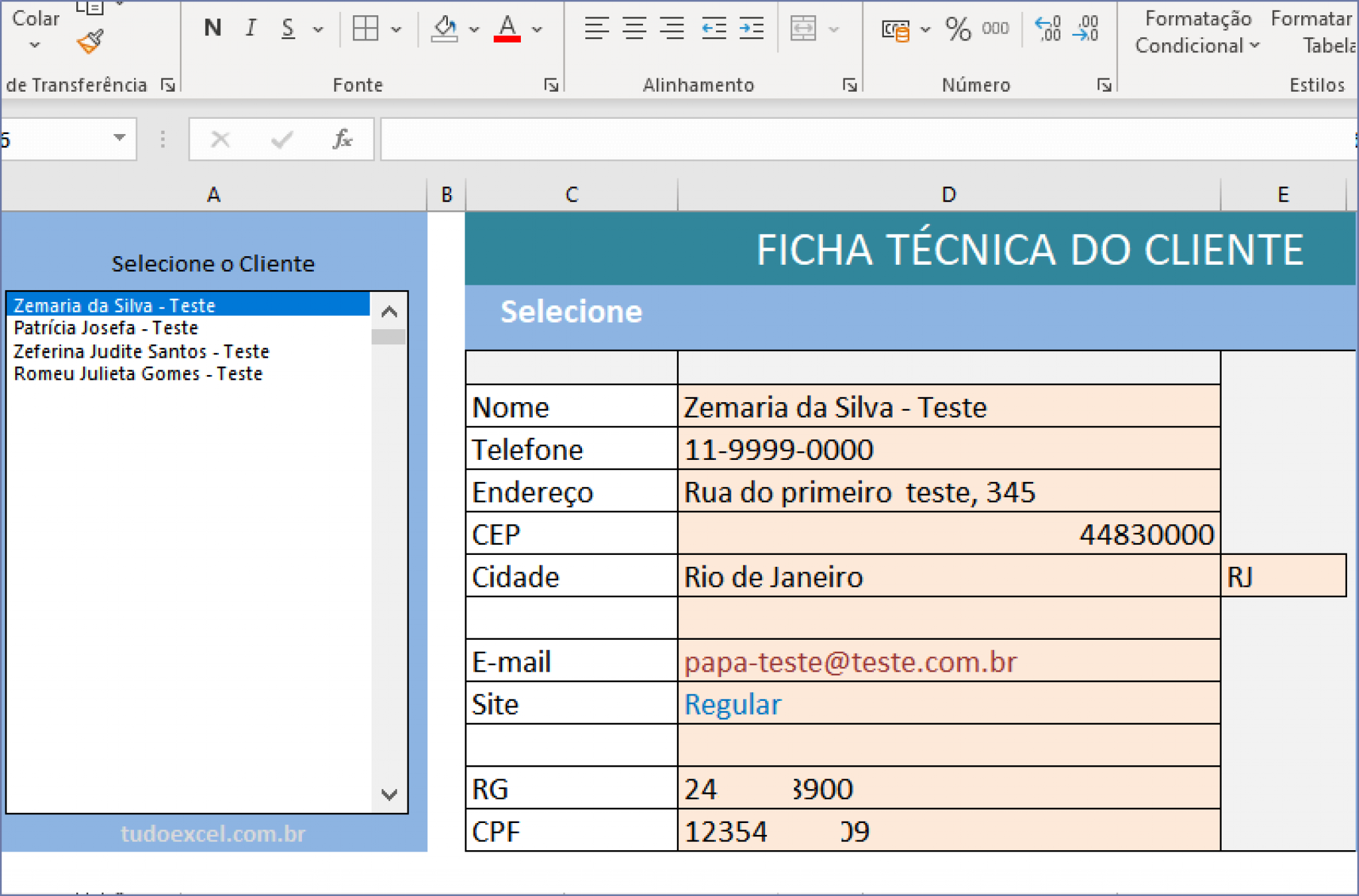 Planilha Controle de Débitos de Clientes - Tudo Excel