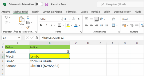 Função ÍNDICE, confira exemplos no Excel planilhas e VBA - Tudo Excel
