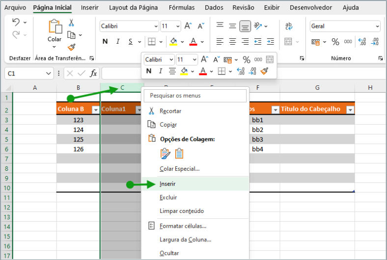 Como adicionar colunas e expandir uma tabela no Excel - Tudo Excel Como adicionar colunas e expandir uma tabela no Excel - Tudo Excel