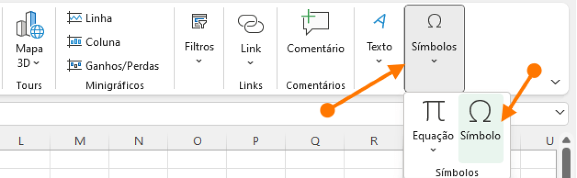 Como inserir sinais e símbolos na planilha do Excel - Tudo Excel