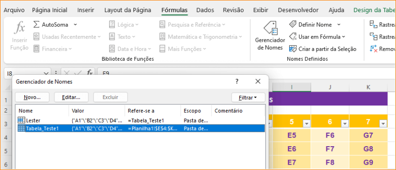 Como renomear uma tabela no Excel - 2 maneiras fáceis - Tudo Excel