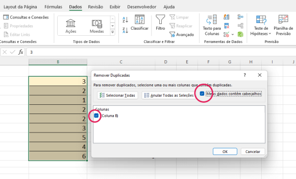 Como classificar dados sem duplicatas na planilha do Excel - Tudo Excel